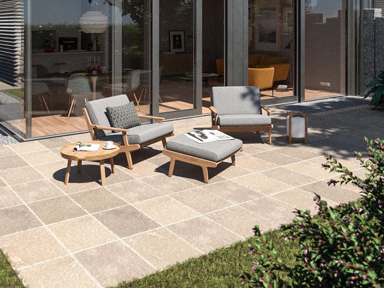 Dalles en pierre calcaire Java Sand | stonenaturelle