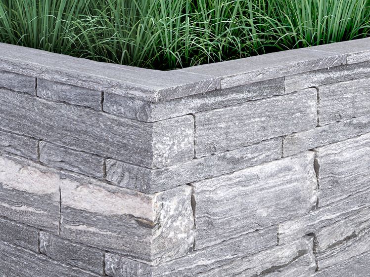 Muret en gneiss Urban Grey Line Rustic | stonenaturelle