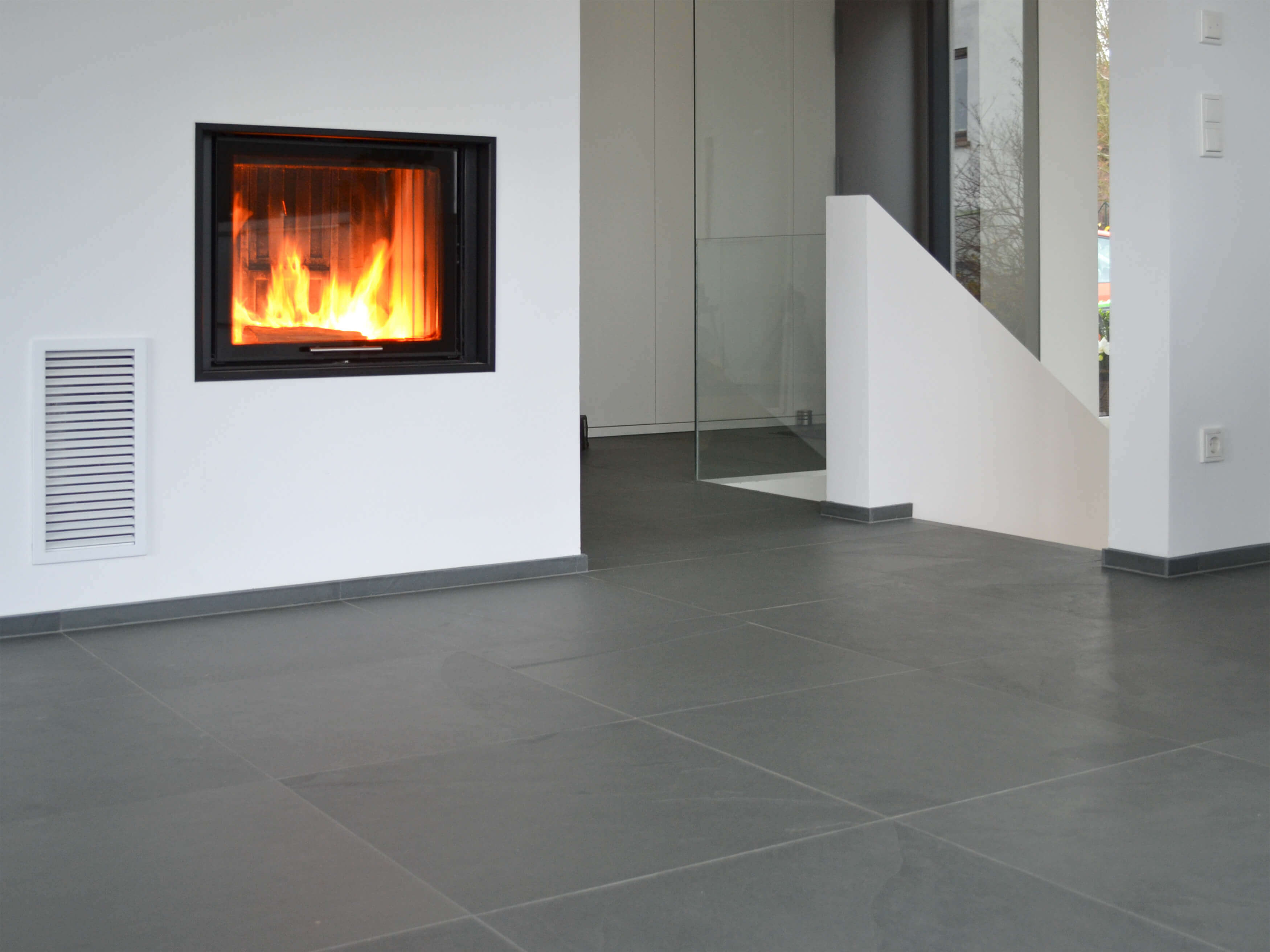 Carrelage Grey Slate, en ardoise affinée | stonenaturelle